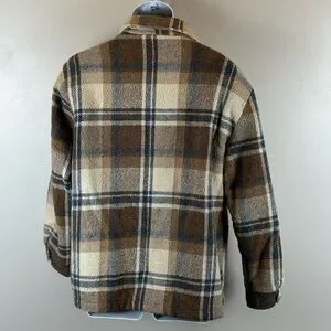 Sears | Jackets & Coats | Vintage Sears Outerwear Jacket Mens Large Tan ...